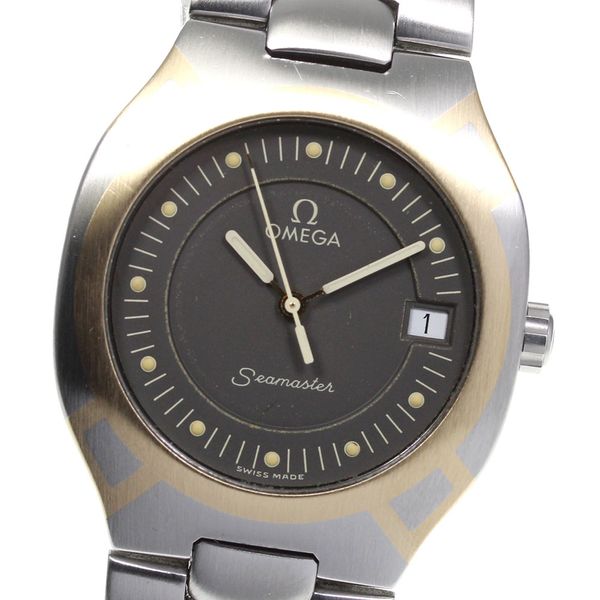 Good product [OMEGA] Omega Seamaster Polaris 1455.448 Quartz Men [Used ...