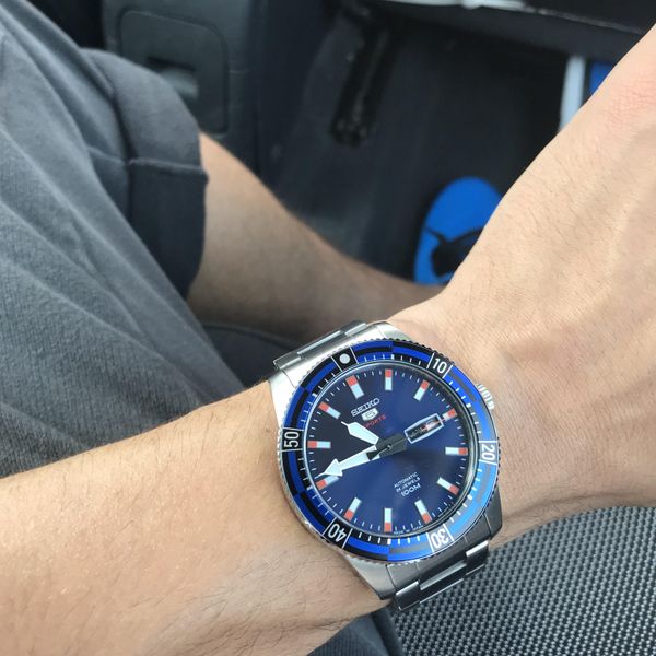 Seiko 24 jewel auto deep blue beauty | WatchCharts Marketplace