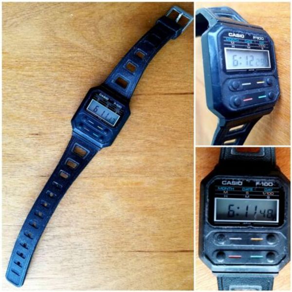 VINTAGE CASIO 52 F-100 DIGITAL WATCH ALIEN MOVIE PROP 1979 RARE SEE ...