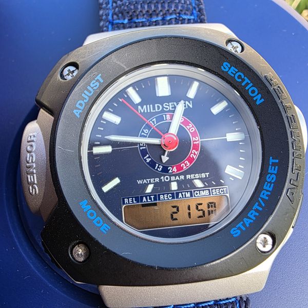 Casio pre-ProTrek APX-100 alti/baro Mild Seven | WatchCharts Marketplace