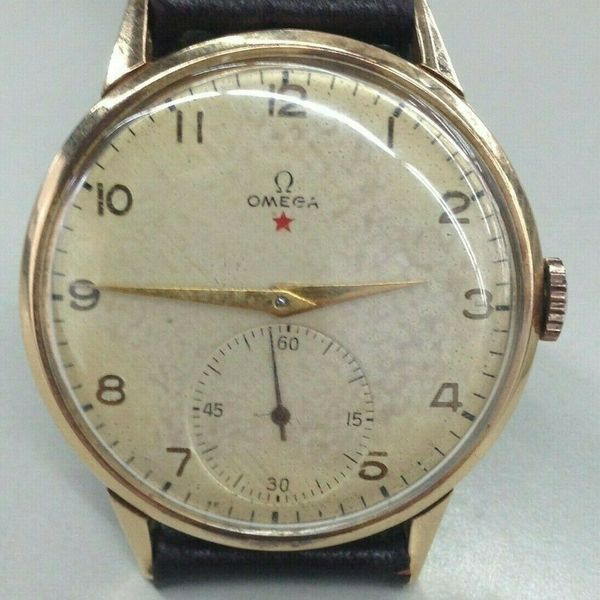 VINTAGE OMEGA RED STAR GOLD 18K | WatchCharts Marketplace