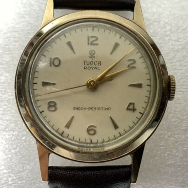 1960’s TUDOR ROYAL ROLEX 9ct 375 9k Solid Gold Classic Men’s Vintage ...