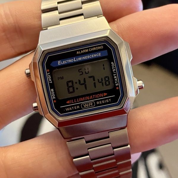 Casio A168 Skxmod All Steel And Sapphire Crystal Upgrade | WatchCharts ...