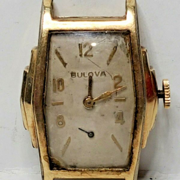 Vintage Bulova Watch Case 10K RGP Parts or Repair | WatchCharts Marketplace