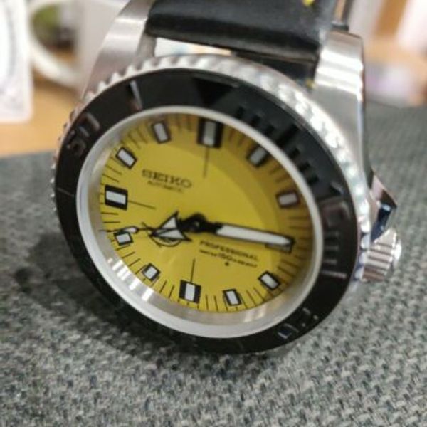 DIVERS WATCH DOXA MOD SEIKO NH36 Automatic Sapphire Crystal Ceramic ...