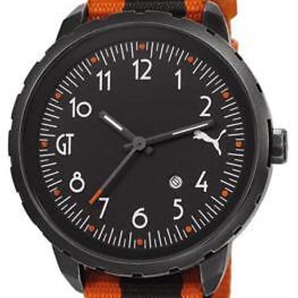 Puma Watch Power GT2 PU103391002 Analog Textile Orange, Black ...
