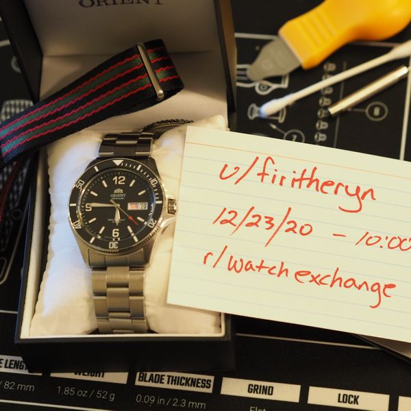 [WTS] Orient Mako II with black dial, ceramic lumed coin edge bezel mod ...