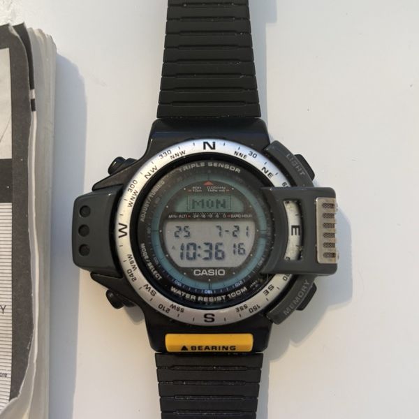 Casio Vintage Atc 1200 Multi Sensor Watch Made In Japan | WatchCharts ...