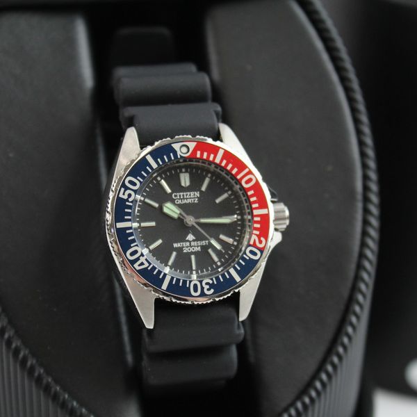 Womens Citizen Promaster Pepsi Bezel Diver's Watch Ref 6038-H0691 ...