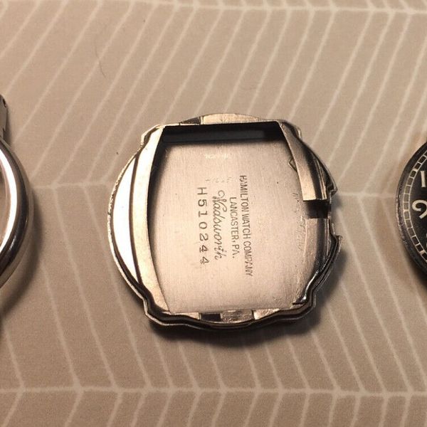 Vintage Hamilton 980 Lexington military use stainless steel Oppenheimer ...