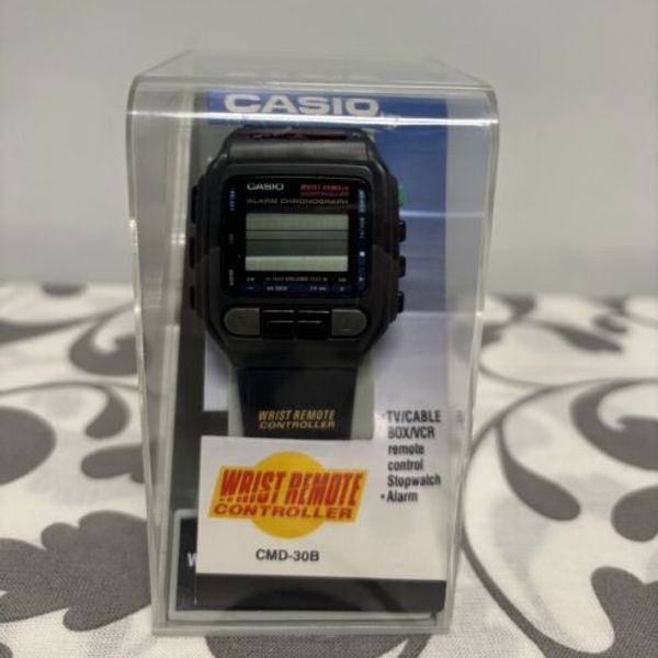 Vintage Casio CMD-30B TV VCR Remote Controller Men's Wrist Watch ...