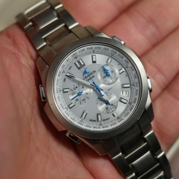 FS CASIO OCEANUS OCW 600 titanium tough solar radiocontrolled world ...