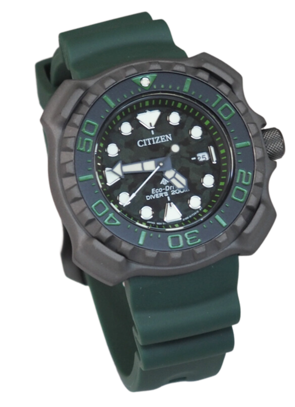 Citizen (BN0228-06W) Promaster Marine Diver Eco-Drive Titanium Dark ...