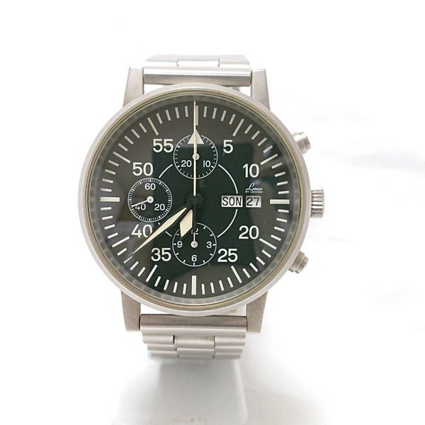 [$750 USD] LACO 'FLIEGER' German Aviator automatic day/date chronograph ...