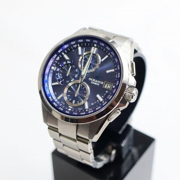 CASIO OCEANUS OCW-T2600 Blue Dial Men's Watch Tough Solar Titanium Japan w/box | WatchCharts ...