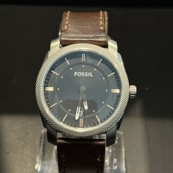 FOSSIL FS4860 ANALOG QUARTZ BROWN LEATHER Band Mens Wristwatch ...