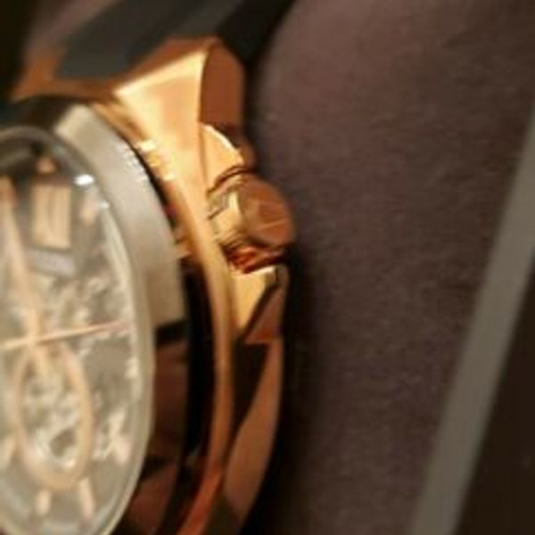 Bulova 98A177 Maquina Rose Gold Tone Mens Swiss Automatic Watch ...