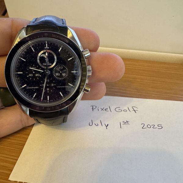 [WTS] Omega Speedmaster Aventurine Moonphase Date | Freshly Serviced by ...