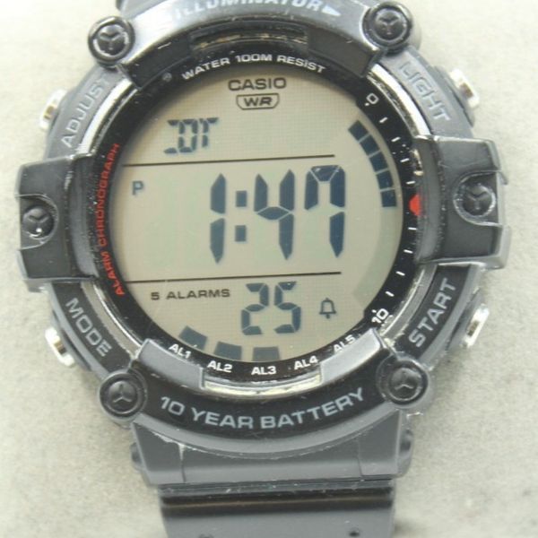 CASIO AE-1500WH Illuminator Alarm Chronograph Digital Quartz Wristwatch - E39 | WatchCharts ...