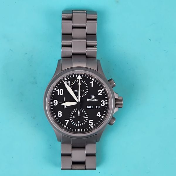 [WTS] Damasko DC56 black dial, Valjoux 7750 chronograph movement ...