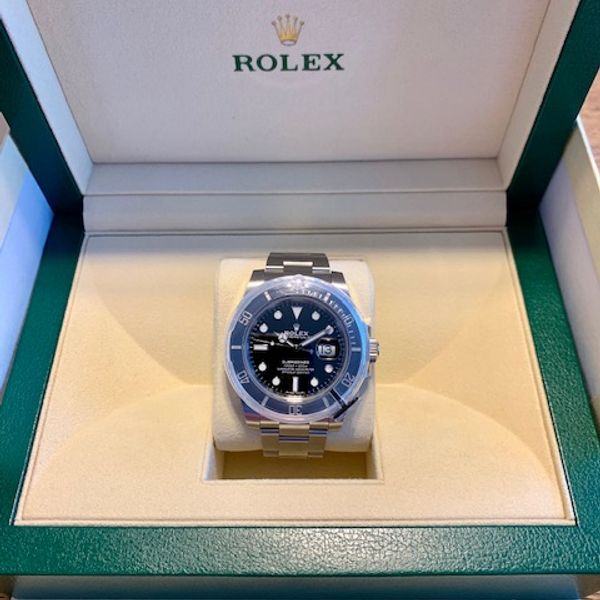 For Sale BNIB Rolex Submariner Date Ceramic ref# 116610LN Purchased 03 ...