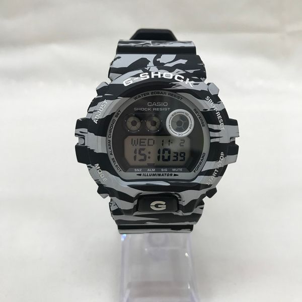 [Pre-owned] CASIO G-SHOCK men's quartz watch GD-X6900BW black zebra ...