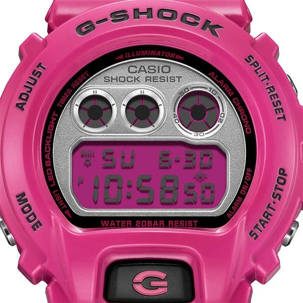 CASIO G-SHOCK DW-6900RCS-4 CRAZY COLORS 2024 Digital Watch Pink in Box ...