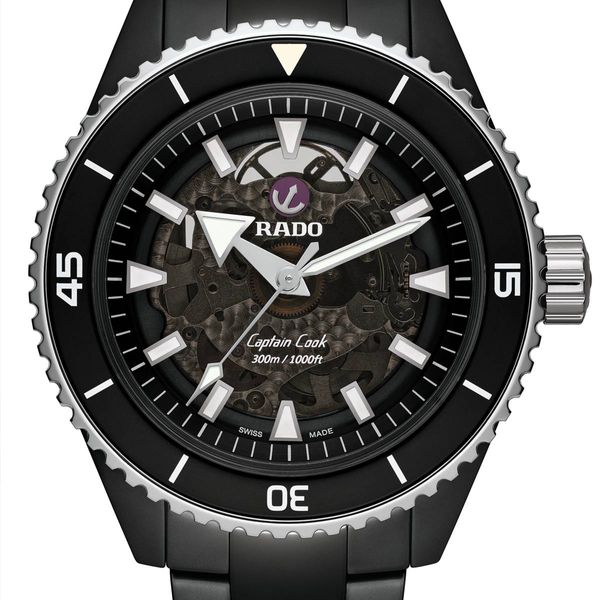 Rado Captain Cook High-Tech Ceramic Skeleton (R32127152) Market Price ...