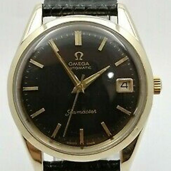 OMEGA SEAMASTER REF 166010-63 REFINISHED DIAL STEEL-GOLD CAL 562 ...