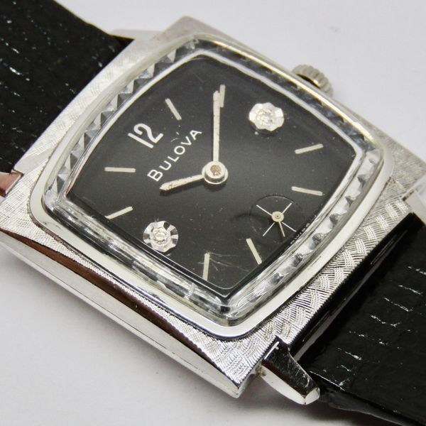 BULOVA hand winding vintage tank watch - 1966 | WatchCharts Marketplace