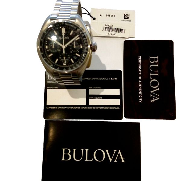 OROLOGIO BULOVA LUNAR PILOT PRECISIONIST 262 kHz SATINATO 96B258 ...