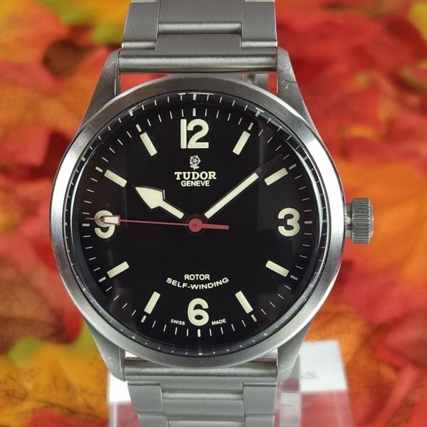 Tudor Heritage Ranger 41mm Black Dial Stainless Steel Chronometer Watch ...
