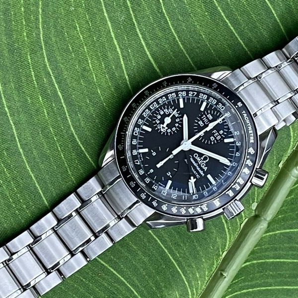 OMEGA Speedmaster & 2 free straps Day-Date Chronograph Men's Black ...
