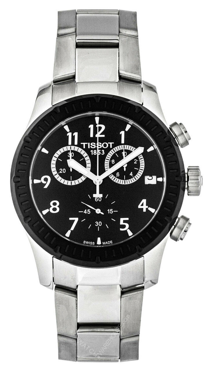 Tissot V8 Quartz Chronograph PVD Bezel (T039.417.21.057.00) Market ...