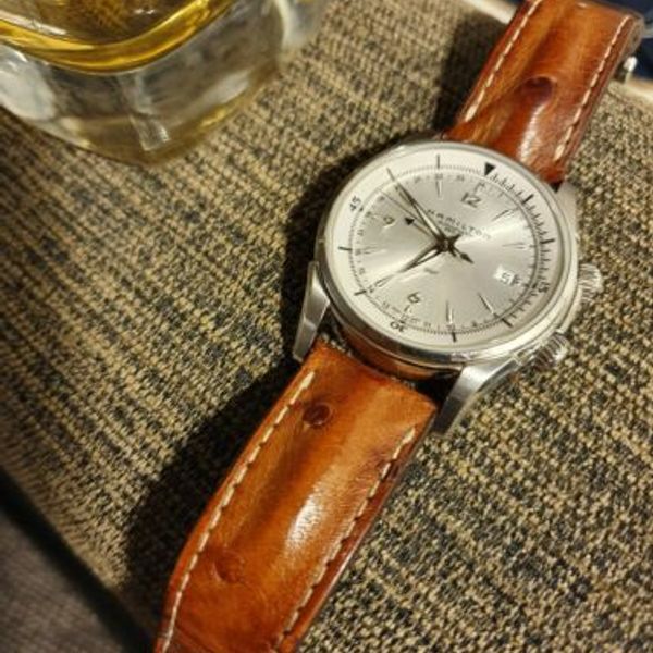 Hamilton Jazzmaster Traveler GMT Swiss automatic watch + internal ...