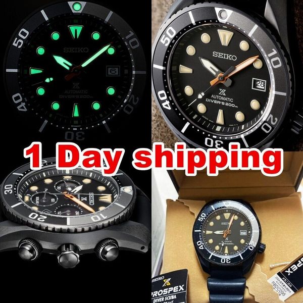 SEIKO Prospex Sumo SBDC095 Diver Scuba The Black Series Limited Edition ...