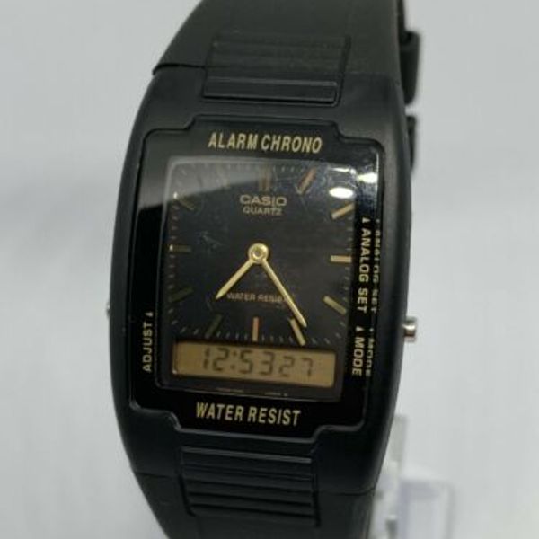 Casio Men’s Classic ANA-DIGI Alarm-Chrono Wristwatch 5157 AQ-47 ...