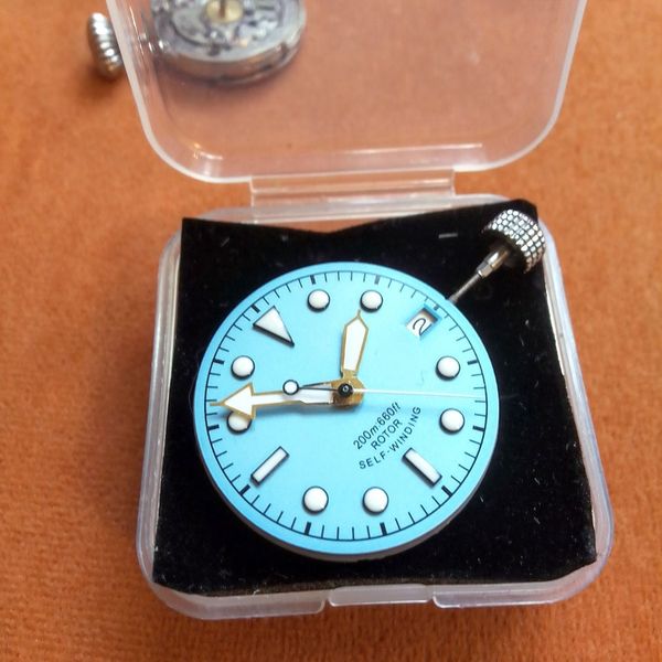 Seiko NH35 Automatic With Dial+Hands+Stem+Crown Fully Working ...