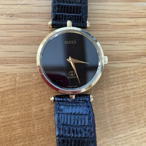 GUCCI 2000M VINTAGE MENâ S â STACKâ WATCH - IN ORIGINAL BOX - GOOD ...