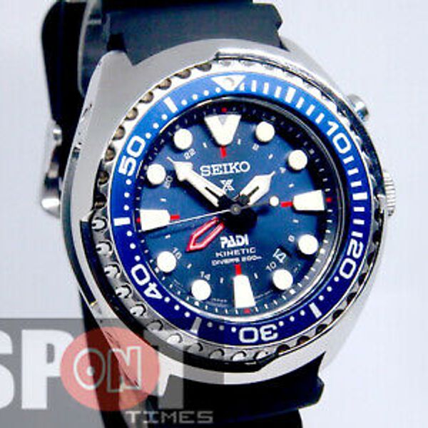 Seiko Prospex PADI GMT Kinetic Drivers Special Edition Men's Watch ...