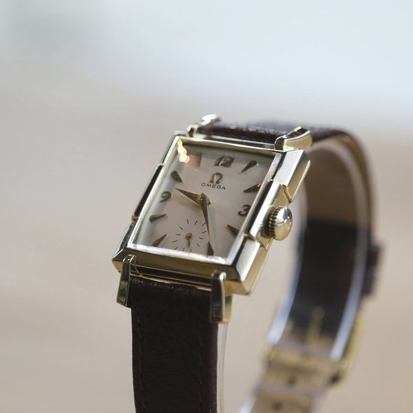 [WTS] 1954 Omega “Tank” Ref. 6257 Cal. 302 – 14K GF With Original Box ...