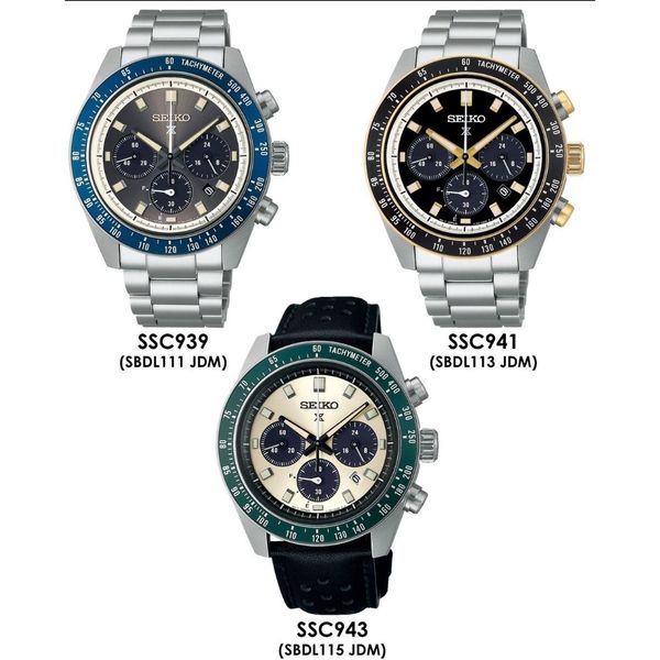 Brand New Seiko Prospex Speedtimer Solar Chronograph SBDL111 SSC939 ...