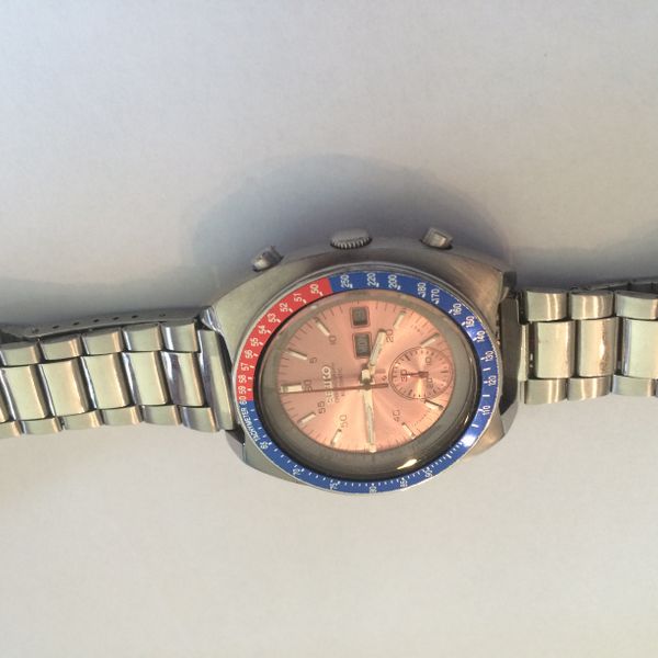 77' SEIKO 6139 COLONEL POGUE CHRONOGRAPH PEPSI DD # 744686 SS in the EU ...
