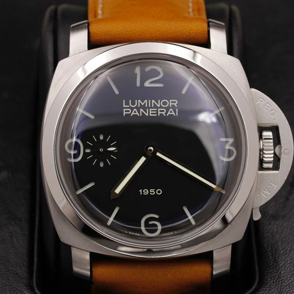 FSOT: Panerai - PAM 127 - 1950 "FIDDY" - 47mm - Original Complete Set ...