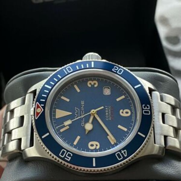 Glycine Combat Sub Automatic Sport Divers Watch | WatchCharts Marketplace