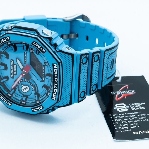 Casio G-SHOCK GA-2100MNG-2A Blue MANGA THEME | Limited Edition From Japan | WatchCharts Marketplace