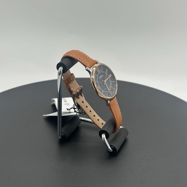 FOSSIL Jacqueline Blue Dial Ladies Leather Watch ES4274 NEW With Box ...