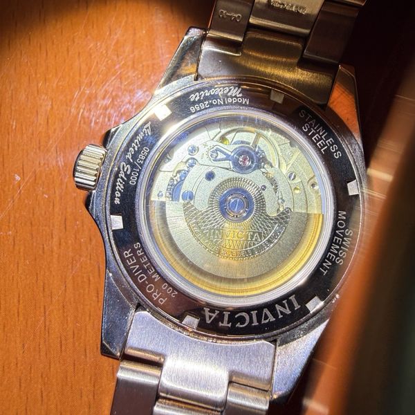 Invicta Model 2656 Automatic Limited Edition Meteorite Menâ s 583/1000 ...