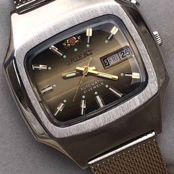 Orient Y469634-4A Automatic Day-Date Cal.46941 Vintage Japan Men's ...