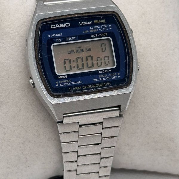 Casio Lithium A850 Vintage Watch Alarm Chronograph Digital Japanese ...